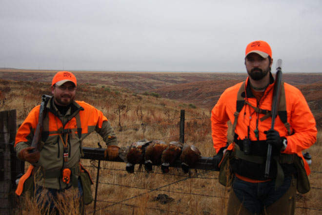 Bob St. Pierre and Andrew Vavra during the first Rooster Road Trip in 2009
