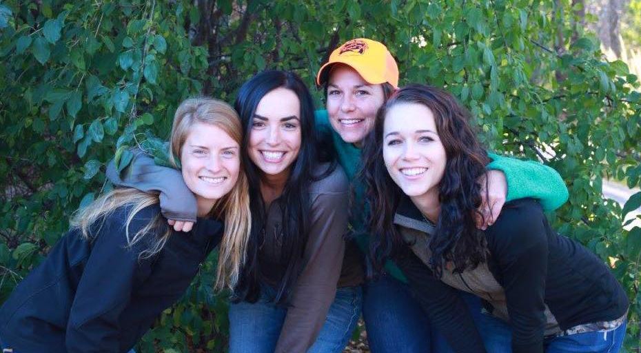 From left, Pheasants Forever's Cayla Bendel, Renee McKeehen, Rachel ...